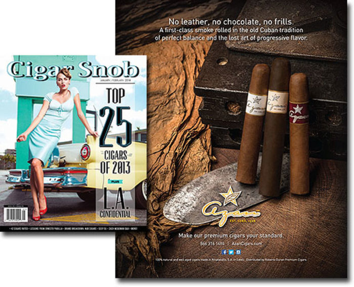 Cigar Package Design | Azan Cigars: The Making of a Magazine Ad