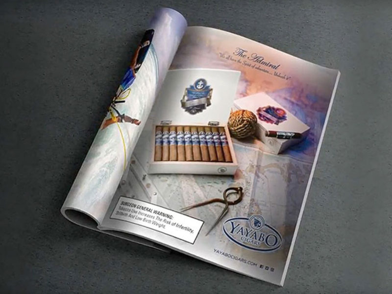 The Admiral Print Ad - Cigar Package Design